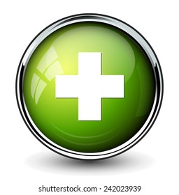 Cross Button Icon: vector de stock (libre de regalías) 241759258 ...