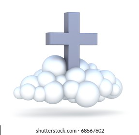 Cross Clouds Stock Illustration 68567602 | Shutterstock