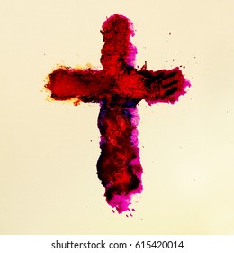 Cross Red Stock Illustration 615420014 | Shutterstock