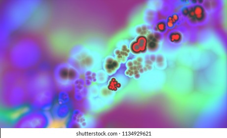 Cross Section Tissue Microscopic View Cancer: ilustración de stock ...
