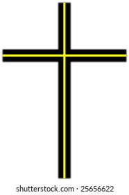 Cross Yellow Stock Illustration 25656622 | Shutterstock