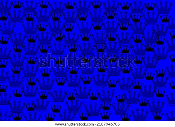 Crown Pattern Design Wallpaper Art Stock Illustration 2187946705 ...