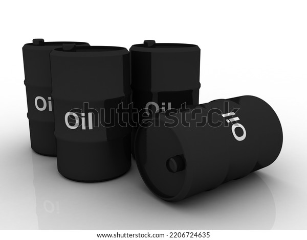 Crude Oil Barrel 3d Illustration Stock Illustration 2206724635 ... Crude Oil Barrel 3d Illustration Stock Illustration 2206724635 ...
