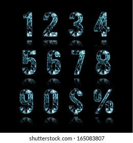 Crystal Symbols Collection Raster Version Stock Illustration 165083807 ...