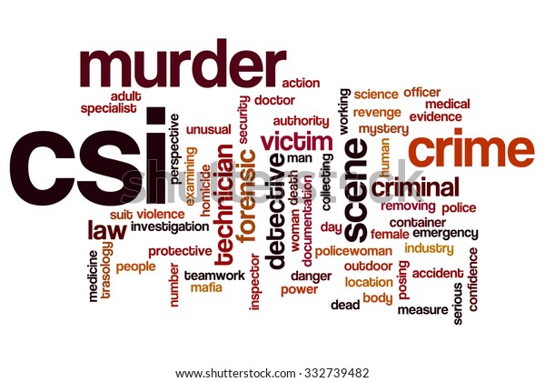 Csi Word Cloud Stock Illustration 332739482 | Shutterstock