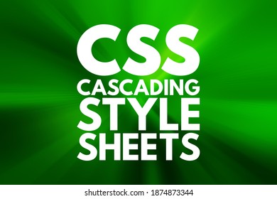 781 Cascade style sheets Images, Stock Photos & Vectors | Shutterstock