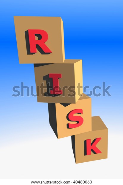 Cube Block Combined Risk Word Row Stock Illustration 40480060 ... Cube Block Combined Risk Word Row Stock Illustration 40480060 ...