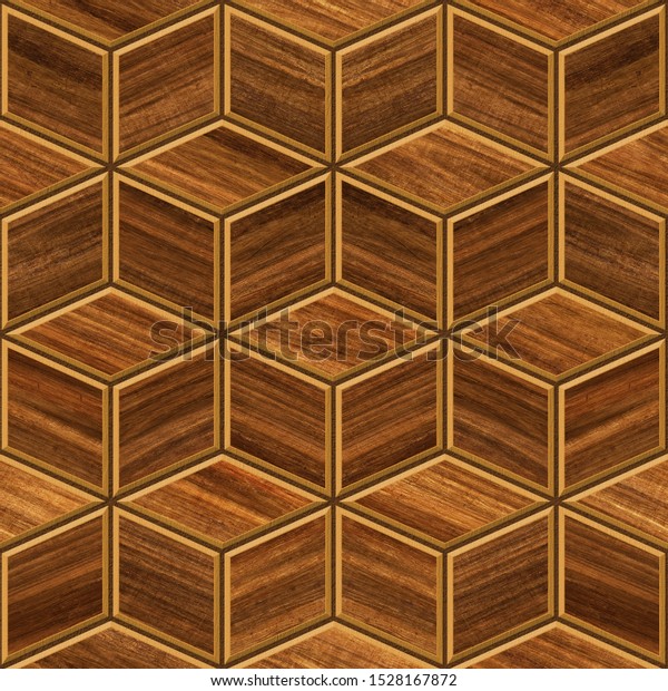 Cube Pattern On Carved Grunge Background Stock Illustration 1528167872