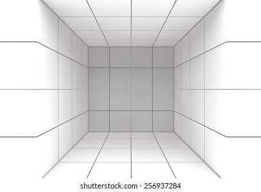 Cube Room Stock Illustration 256937284 | Shutterstock
