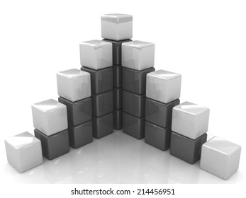 Cubic Diagram Structure Stock Illustration 214456951 | Shutterstock