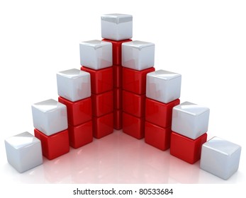 Cubic Diagram Structure Stock Illustration 80533684 | Shutterstock