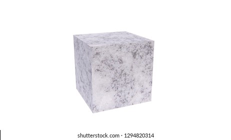 Cubic Stone Texture 3d Rendering Isolated Stock Illustration 1294820314 ...