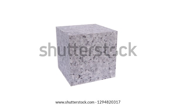 Cubic Stone Texture 3d Rendering Isolated Stock Illustration 1294820317 ...