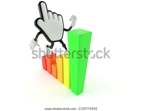 Cursor Character Chart Isolated On White Stock Illustration 1129776902 ...