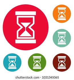 Cursor Loading Element Icons Circle Set Stock Illustration 1031345065 ...