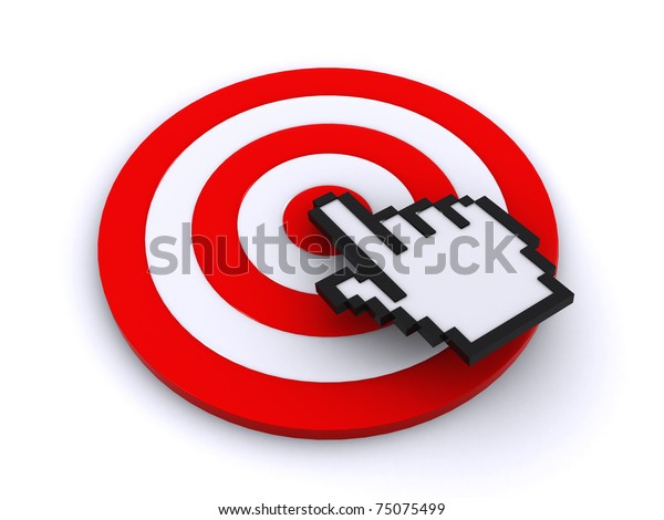 Cursor On Target Stock Illustration 75075499 | Shutterstock