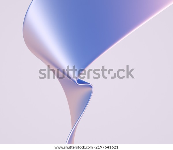 Curved Gradient Shape Abstract Graphic Design Stock Illustration ...