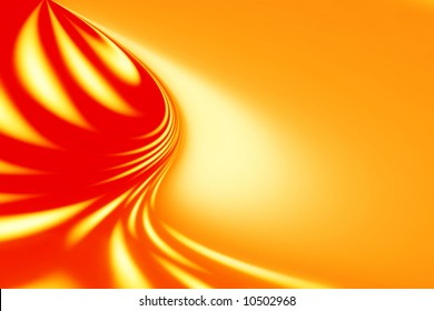 Fire Flame Abstract Vector Wave Background Stock Vector (Royalty Free ...