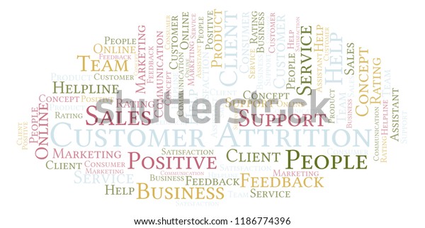 Customer Attrition Word Cloud Stock Illustration 1186774396 | Shutterstock