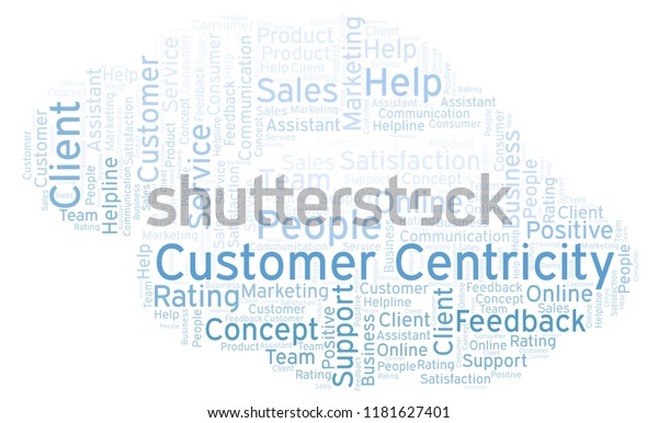 Customer Centricity Word Cloud Stock Illustration 1181627401 | Shutterstock