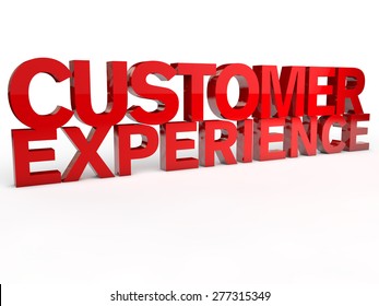 Customer Experience Over White Background Stock Illustration 277315349 ...