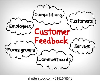 Customer Feedback Mind Maps Management Strategy 스톡 일러스트 1162848841 ...