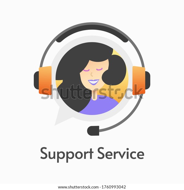 Customer Service Support Logo Client Help Stock Illustration 1760993042 ...