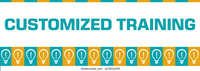 Customized Training Concept Image Text Related Stock Illustration ...