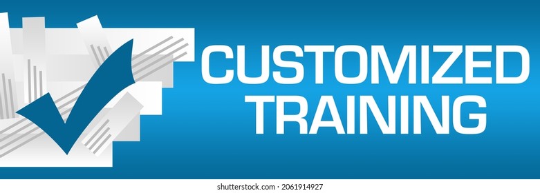 Customized Training Concept Image Text Related Stock Illustration ...