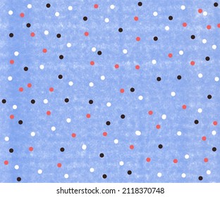 Cute Blue Seamless Pattern Hand Drawn Stock Illustration 2118370748 ...