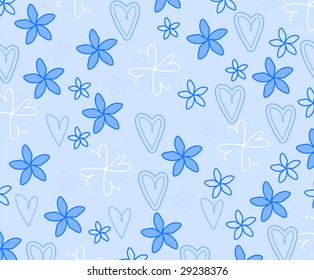 Cute Blue Summer Background Stock Illustration 29238376 | Shutterstock