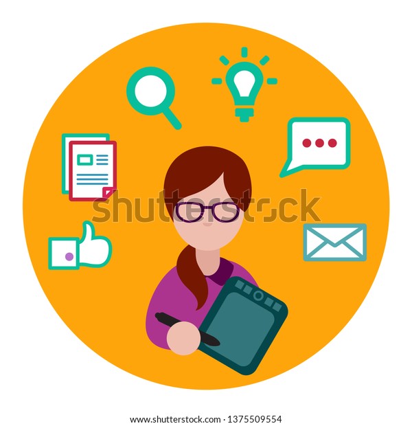 Cute Cartoon Computer Icon Stock Illustration 1375509554 | Shutterstock