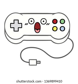 Cute Cartoon Game Controller Stock Illustration 1369899410 | Shutterstock