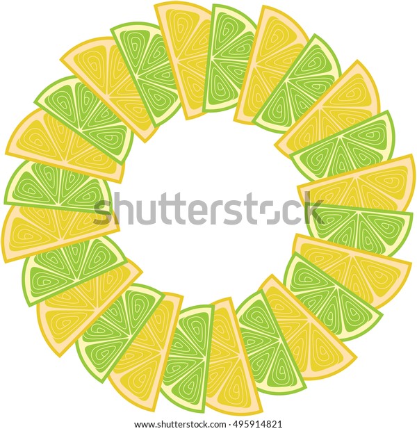Cute Funny Background Circle Border Frame Stock Illustration 495914821 ...