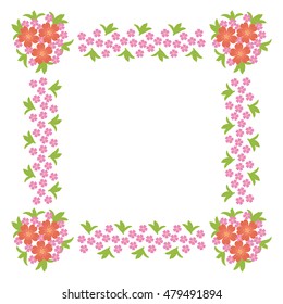 Cute Funny Background Square Border Frame Stock Illustration 479491894 ...