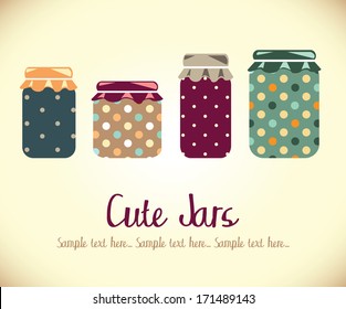 Cute Jars Stock Illustration 171489143 | Shutterstock