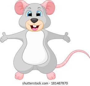 Cute Mouse Cartoon Stock Illustration 181487870 | Shutterstock