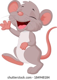 Cute Mouse Cartoon Posing Stock Illustration 184948184 | Shutterstock