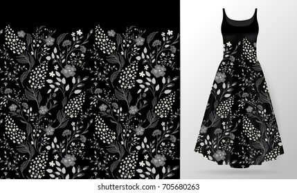 160 Simple girl dress border design Images, Stock Photos & Vectors ...