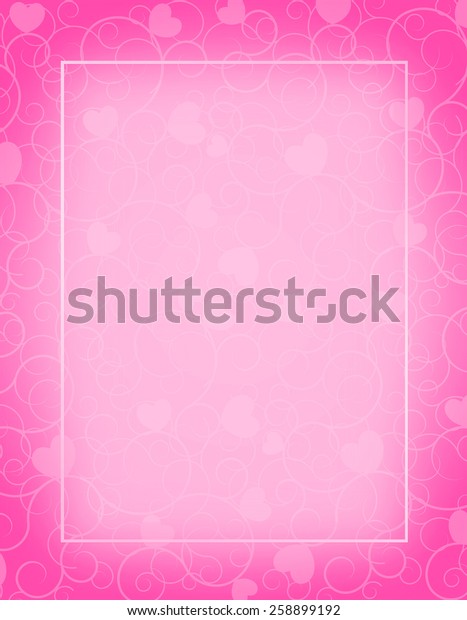 Cute Pink Color Blank Empty Background Stock Illustration 258899192