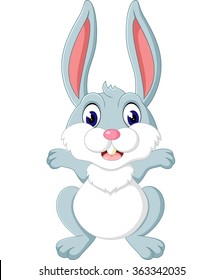 Cute Rabbit Stock Illustration 363342035