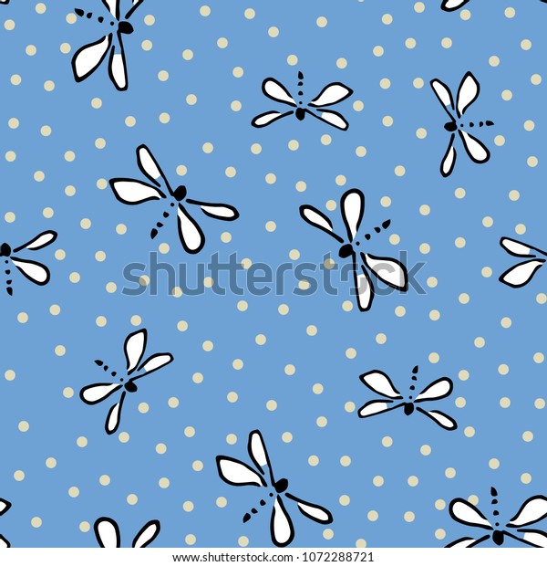 Cute Simple Pattern Feminine Textile Women Stock Illustration ...