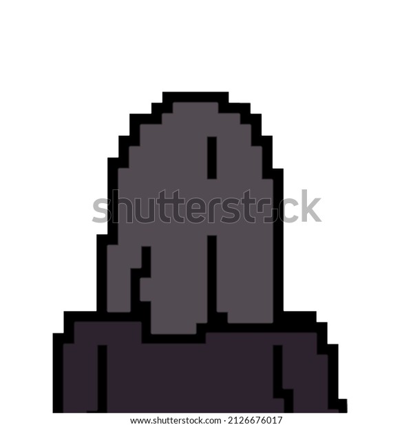 Cute Simple Pixel Drawing Stock Illustration 2126676017 | Shutterstock