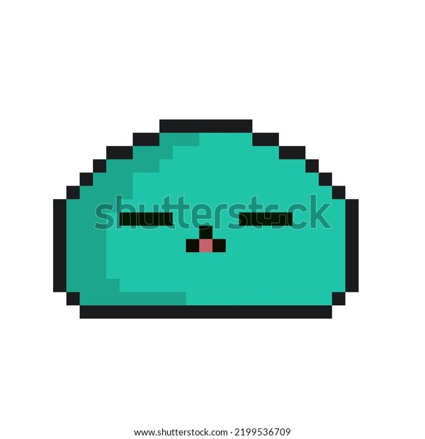 Cute Slime 8bit Pixels Art Stock Illustration 2199536709 | Shutterstock
