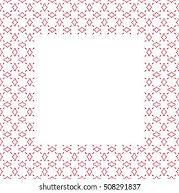 Cute Square Background Border Frame Abstract Stock Illustration ...