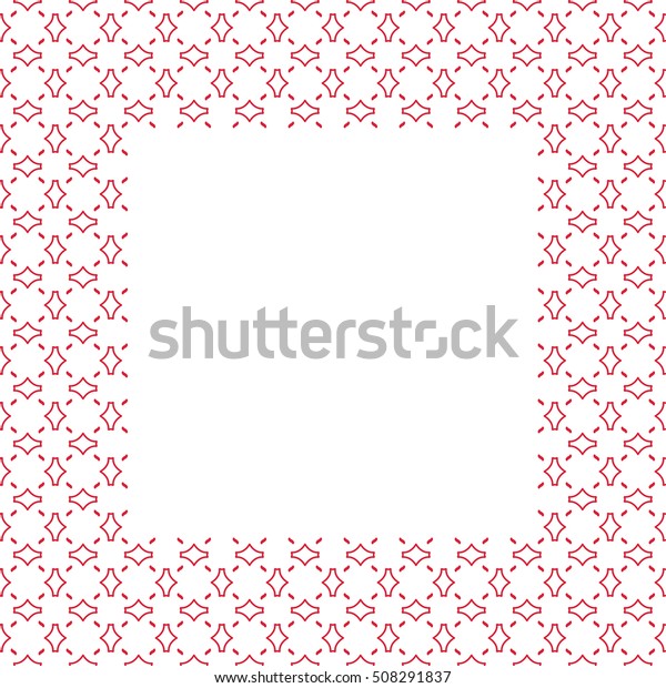 Cute Square Background Border Frame Abstract Stock Illustration ...