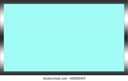 Cyan Background Border Frame Stock Illustration 420003493 | Shutterstock