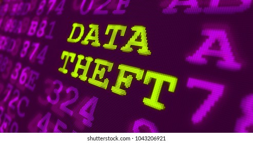 Cyber Attack Computer Security Warnings Data Stock Illustration ...