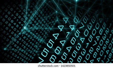 Cyber Attack Concept Future Warfare Cyberattack Stock Illustration ...