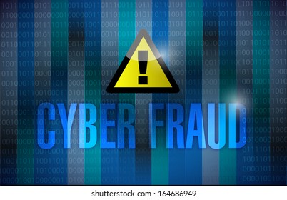 Cyber Fraud Dark Binary Background Illustration Stock Illustration ...